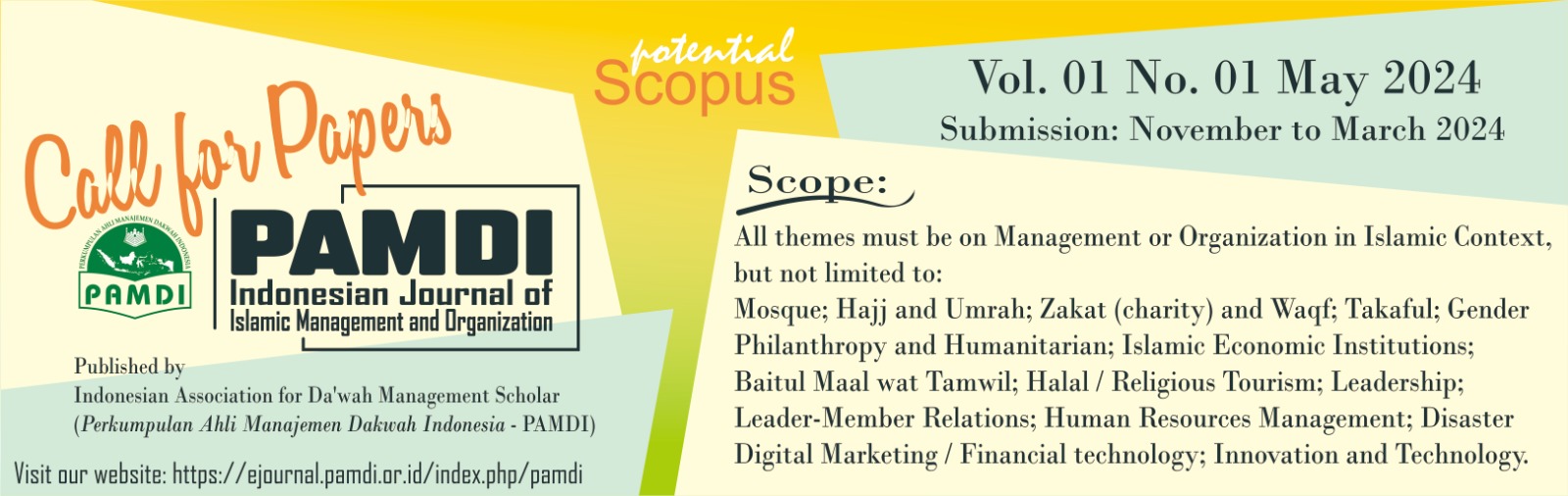 PAMDI: Indonesian Journal of Islamic Management and Organization